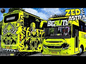 Bussid New Zed Astra ( BEAUTY || RAJA REDDY ) 4K LIVERY For Bus Simulator Indonesia