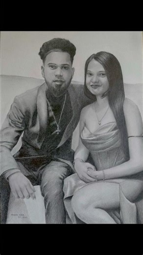 Commissioned portrait | Graphite on A3 paper | contact :- 8390129880 to place order #art #sketch