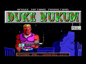 Longplay: Duke Nukem - Episode 1: "Shrapnel City" (1991) [MS-DOS]