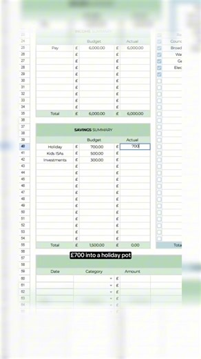 *FREE BUDGETING TEMPLATE, LINK IN BIO ✨