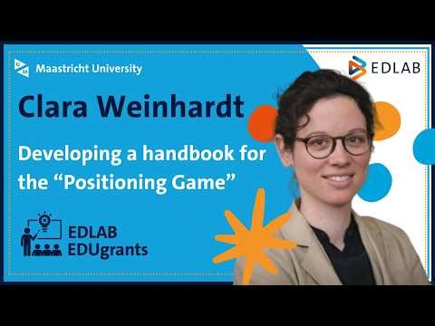 Clara Weinhardt - Developing a handbook for the “Positioning Game”