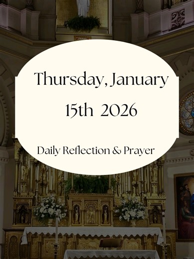 60 seconds of daily reflection and prayer #catholic #dailyprayer #catholicfaith #prayer #dailymotivation