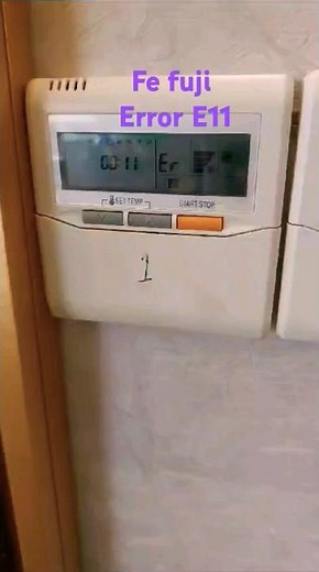 Fe fuji Electric duct AC error E11