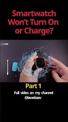 Smartwatch Won’t Turn On or Charge? 🔋⌚ Part 1 #smartwatch #tutorials