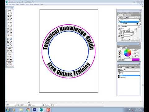 How to create a logo by Macromedia Freehand MX
