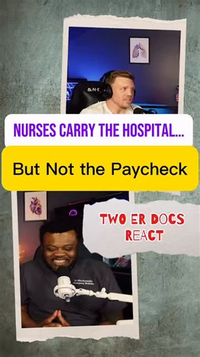 Do Nurses Deserve Better Pay? Nurses carry the hospital…Hospitals Don’t Run Without Nurses. But Paychecks Say Otherwise. ER doctors react! #HospitalLife #TeamHealthcare #PayNurses #ERLife #healthcareworkers | Dr. Mike Kouandjio