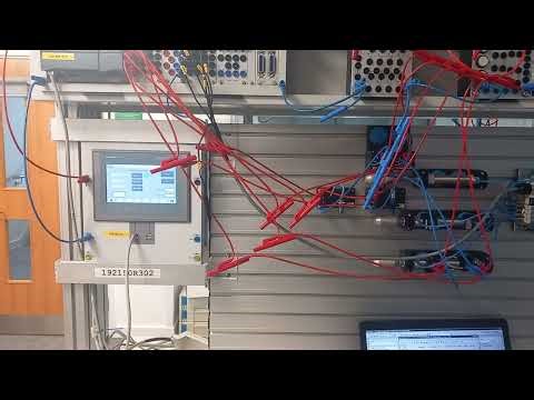 Pneumatic Cylinder Control Demo: HMI to PLC Integration