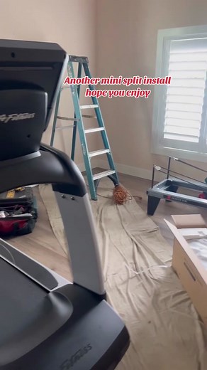 Mini Split Air Conditioner Installation in Private Gym in Boca Raton, Florida