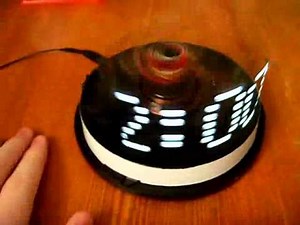 Необычные часы (Propeller clock)