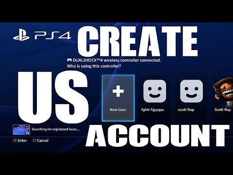Create New PlayStation Network ( PSN / SCEA ) Account on the PS4 US NA Play Private PS4 Beta