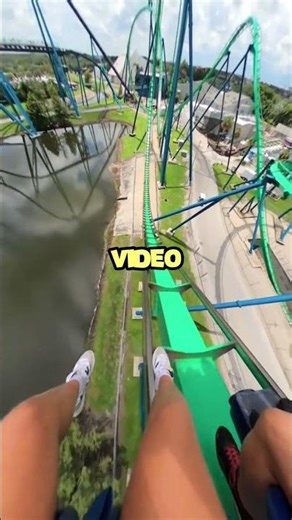 Roller Coaster SPLITS in Two Mid-Ride... Nightmare! 😱🎢 | #shorts #youtubeshorts