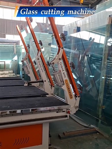 Lass loading and cutting all-in-one machine#Glass cutting machine#Glass Processing#Glass Machinery#Glass Factory#glass