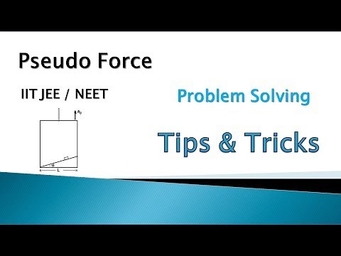 Newton's Laws in non-inertial reference frames (Solved example)