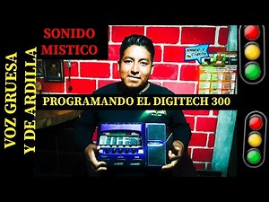 Programando el digitech 300 voz gruesa y de ardilla / sonido mistico san juan tlautla