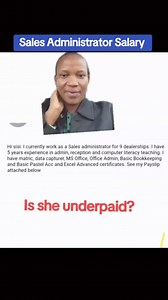 Sales Administrator Salary | Boni Xaba