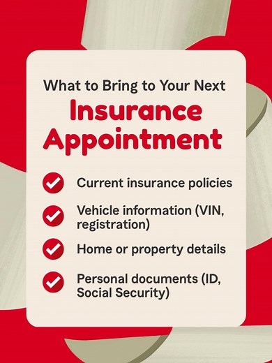 Heading to your next appointment with Monica Murphy State Farm? Make it smooth and stress-free by gathering these documents ahead of time! | Monica Murphy - State Farm Insurance Agent