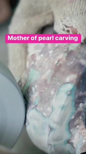 3.2M views · 128K reactions | Watch as shells are carved into intricate designs. #motherofpearl #carving #art #designinsider | Insider Design | Facebook