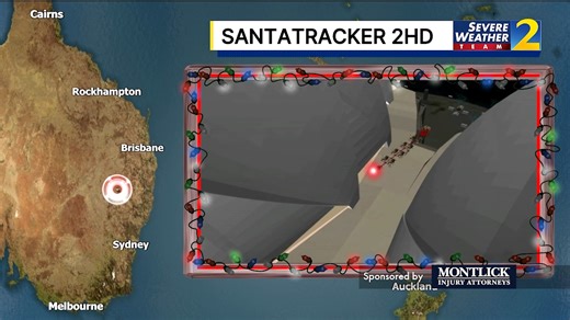 We know that Santa's on his way to north Georgia. But he has a lot of places to stop before he gets here! Brian Monahan, WSB checks in with Santa as he wraps up in Australia, where his reindeer get to enjoy a taste of summer weather! | WSB-TV
