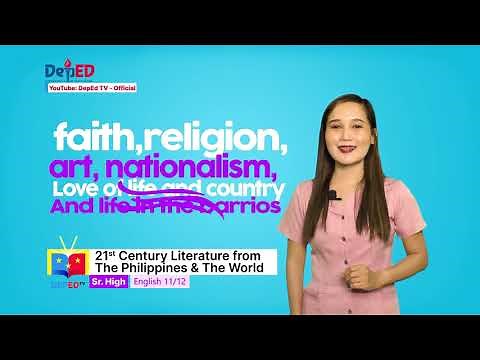 SHS 21st Literature Q1 Ep 1 Geographic , Linguistic, and Ethnic Dimensions of the Philippine