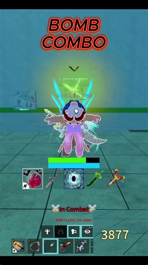 DEATH STEP BOMB COMBO #roblox #bloxfruits #ブロックスフルーツ