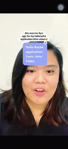 This is my 1min. Intro video for my Hello Rache application 3yrs ago. So to those aspiring applicants na hesitant mag apply because of their english skills, this is my proof! I know I have a lot more to learn pero looking back at this I can really say na malaki ang na improve sa english skills ko. #hellorachehva #healthcareva #medicalva #hellorachetraining #helloracheapplication #helloracheintrovideo #fyp #virtualassistant #hva