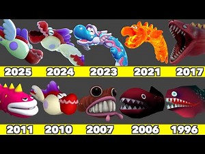 Evolution of Eels Game Graphics In Nintendo Games (1996-2025)