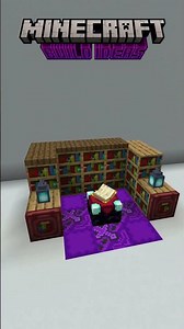 Minecraft Build Ideas / Purple Enchantment Table #shorts