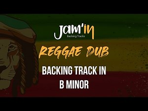 Reggae Dub Guitar Backing Track in B Minor