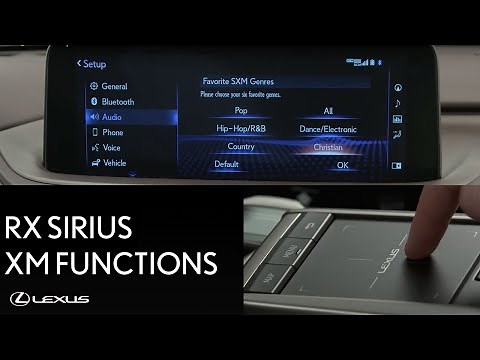 Lexus How-To: Sirius XM Function Overview in the Lexus RX | Lexus