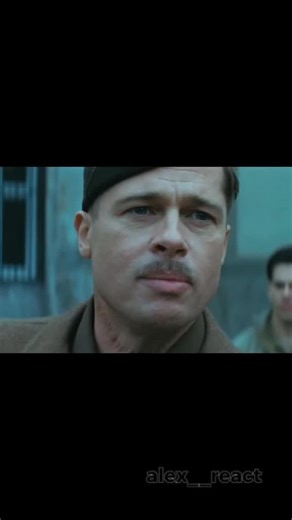 alex__react on Instagram: "Тарантіно переписав історію! Найнебезпечніша посмішка в кіно! #Безславнівиродки #Tarantino #InglouriousBasterds #BradPitt #ChristophWaltz MelanieLaurent Кіно Фільм"