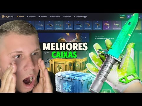 MELHORES CAIXAS PARA ABRIR NO KEY-DROP de CS 2 (consiga skins grátis)