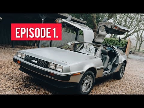 Episode 1: Starting Our REAL DeLorean Time Machine Build! (Car Port, First Metal Mods & A Breakdown)
