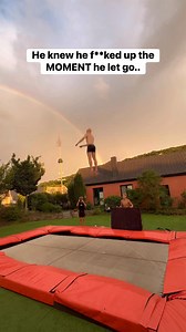 You can hear him yell “NO” in the middle of a quadruple backflip.. 🤕 #trampoline #flips #reelsbonus | Colton Merrifield