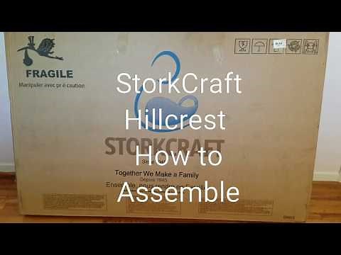 How to Assemble StorkCraft Crib Hillcrest Convertible Review