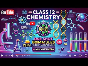 CBSE Class 12 || Chemistry || Biomolecules || Animation || in English