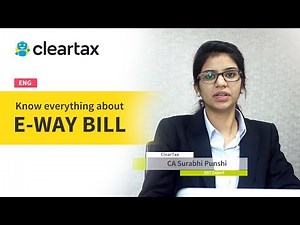 E-way bill Live webinar | Detailed video on E-way bill