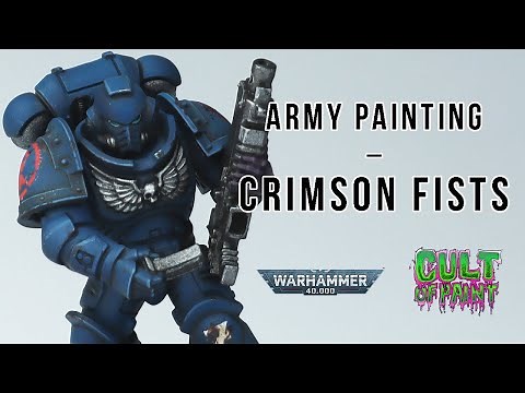 How to Paint CRIMSON FISTS Space Marines