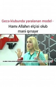 Gecce.az by Zəminə Rüstəmova | Model Merlin klubdakı partlayışdan danışdı. | Instagram