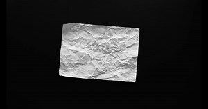 Descargar stop motion de papel blanco arrugado gratis