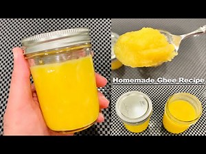 How To Make Ghee At Home - Easy Homemade Ghee Recipe