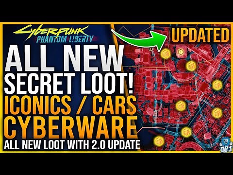 Cyberpunk 2077 ALL 10+ NEW 2.0 CYBERWARE / ICONICS / LEGENDARIES / CARS GUIDE - Added With Patch 2.0