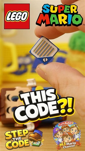 Step the code!? #supermario #lego #funny #nintendo