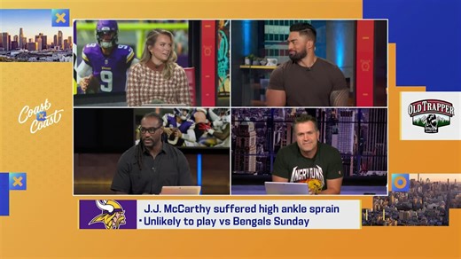 'GMFB' on J.J. McCarthy's high ankle sprain