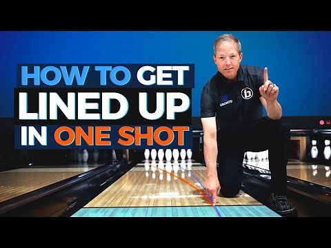 How to Get Lined Up in ONE Bowling Shot! Understanding the Hidden Oil Patterns Like the Pros.