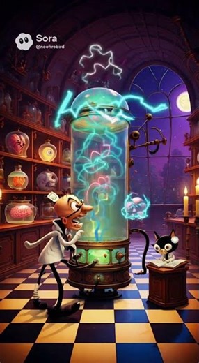 Mad Science Experiment: The Glowing Blue Brain and More Juice!