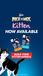 KITTENS unite! 😻 You can now shop Felix KITTEN As Good As It Looks recipes on Felix Pick 'n' Mix. | Cats Like Felix