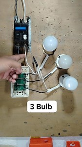 871K views · 10K reactions | 3gang switch control 3 Bulb #rarysolarpanelsetup #fbreelsfyp #fbreels #viralvideochallenge #electrician #lifestyle #facebookviral #facebookreel #electronics #fblifestyle | Electrical Video Tutorial | Facebook