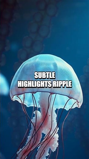 Luminous Jellyfish in a Neon Sea Sketch