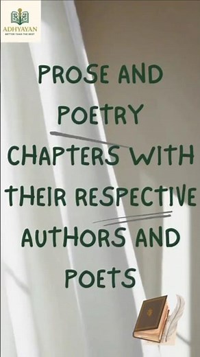 English Literature Flamingo Class XII | Authors of Chapters and Poems