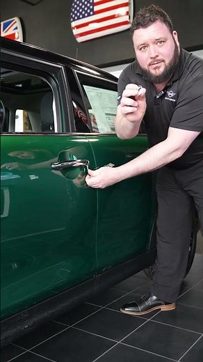 Key fob not working? Don't worry, you can still open your MINI and start it up!